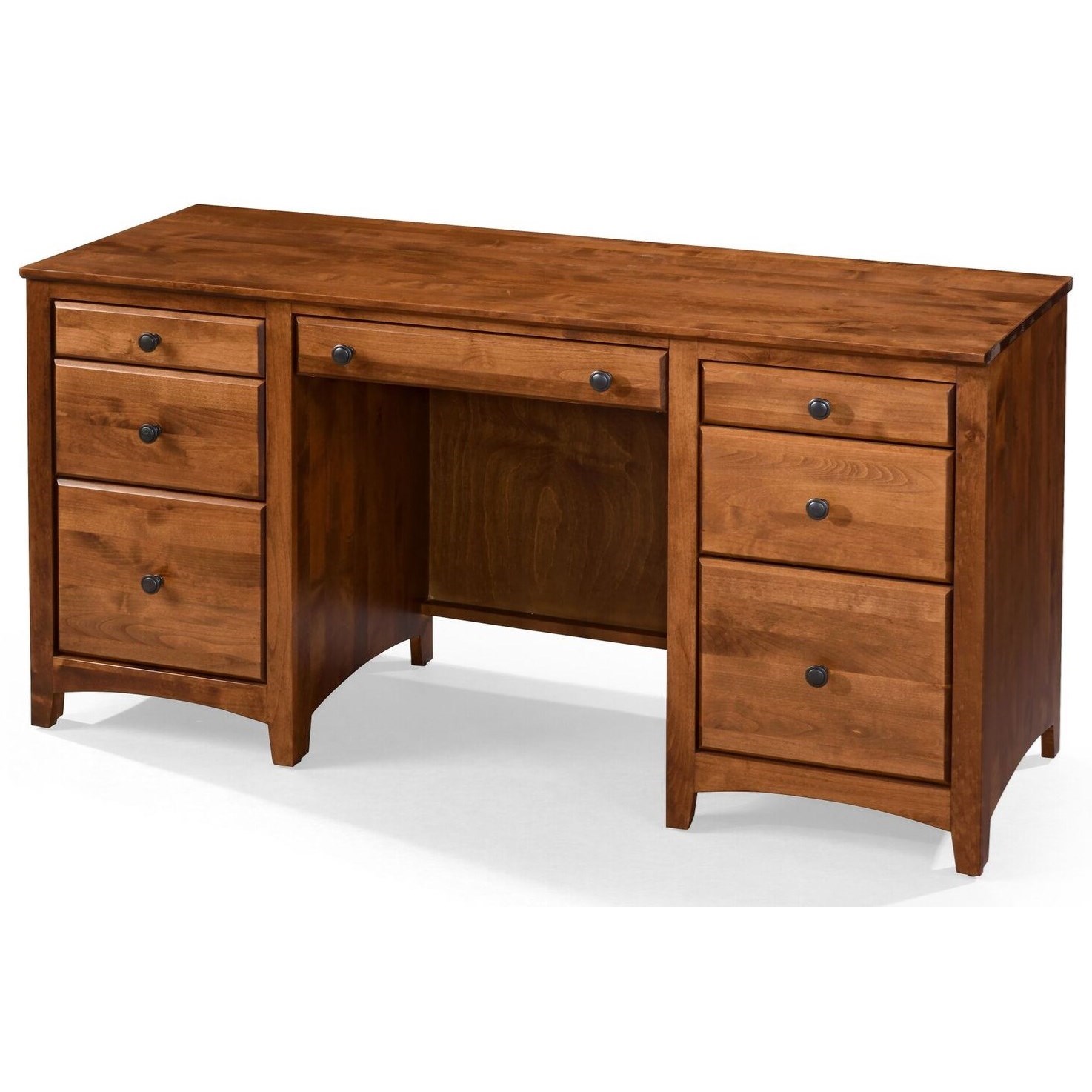 Archbold Furniture Modular Home Office DSK6508XCUS 6 Drawer Double Archbold Furniture Modular Home Office DSK6508XCUS 6 Drawer Double